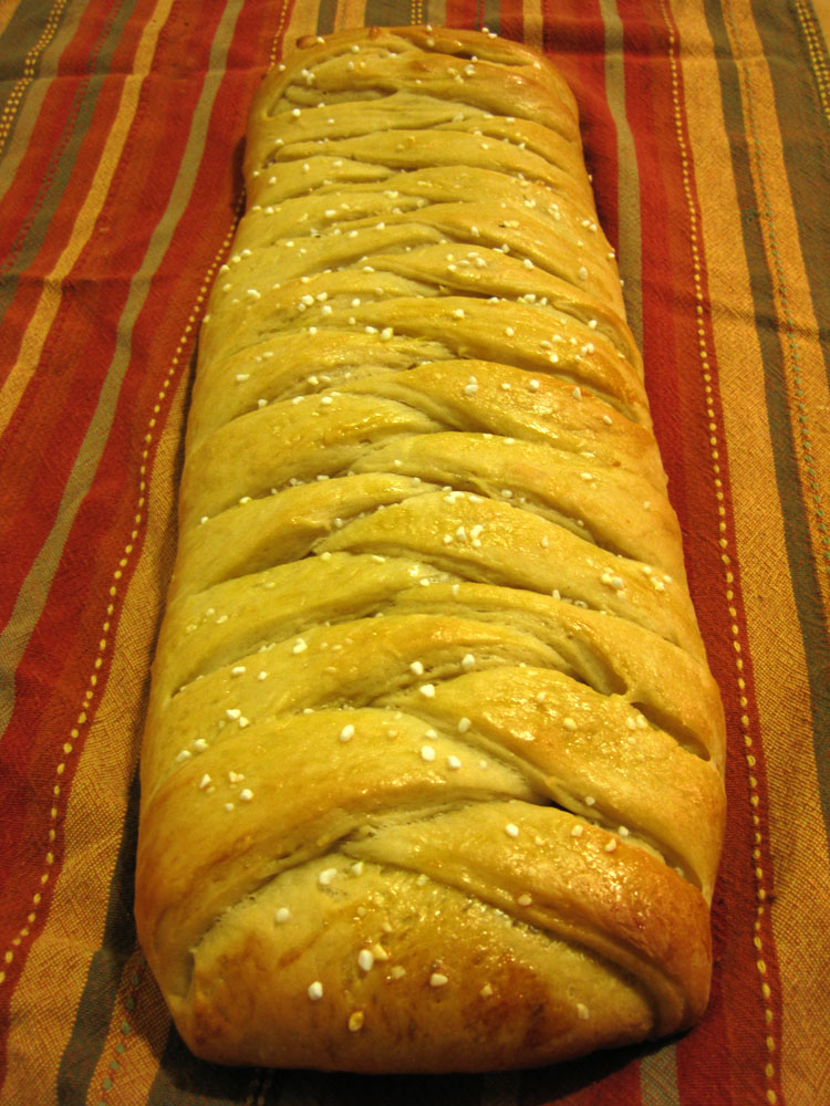 Braided Cranberry Curd Bread | Sweet Jumbles