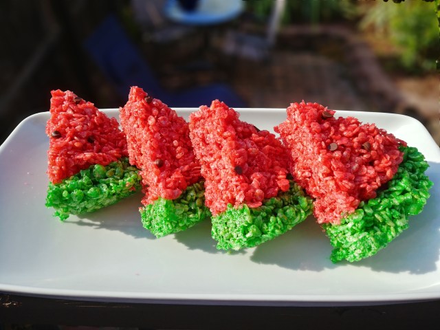 Watermelon Krispies | Sweet Jumbles