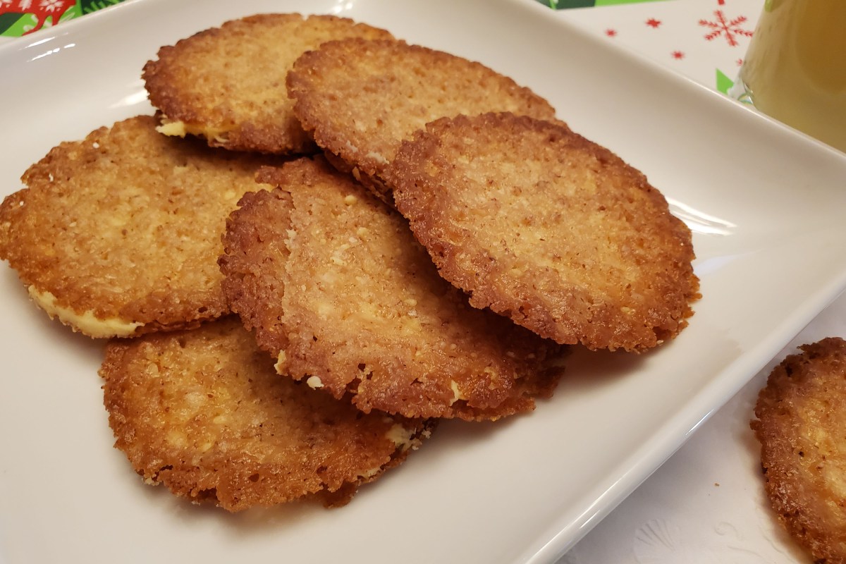Eggnog Florentines | Sweet Jumbles